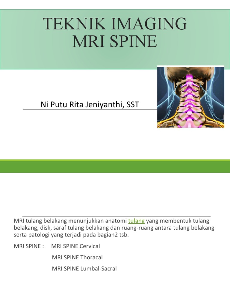 Mri Spine | PDF