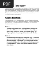 SCP Classifications | PDF