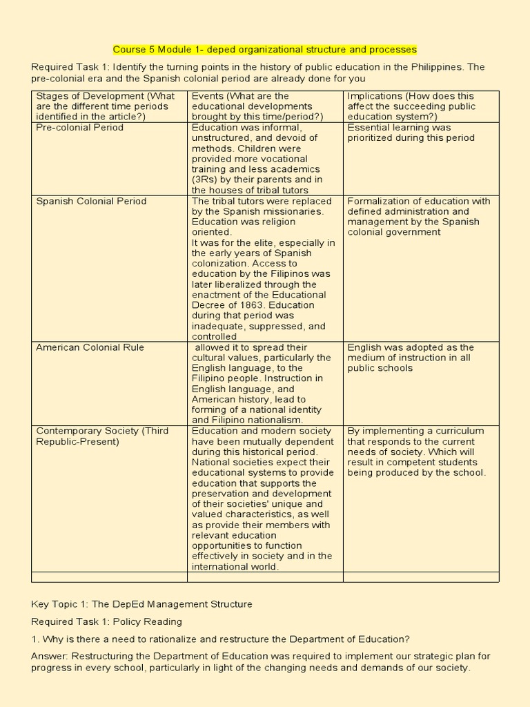 Tip Course 5 Answer 1 | PDF | Teachers | Curriculum