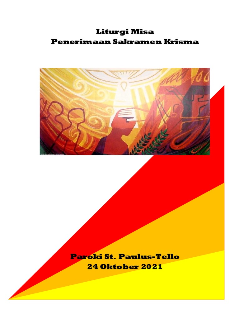 Liturgi Upacara Krisma 2021 | PDF