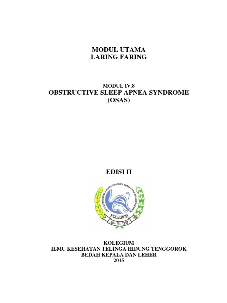 Anatomi Laring dan Faring dalam OSAS | PDF