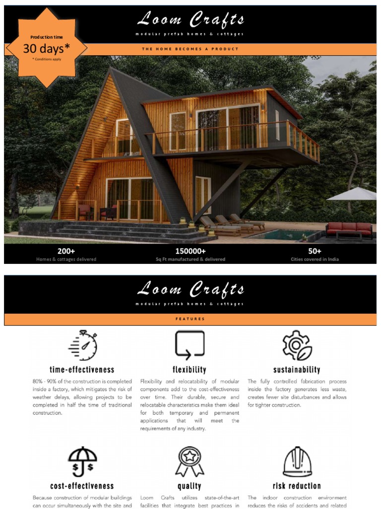 Modular Prefab Homes by Loom Crafts | PDF | Bathroom | Wall