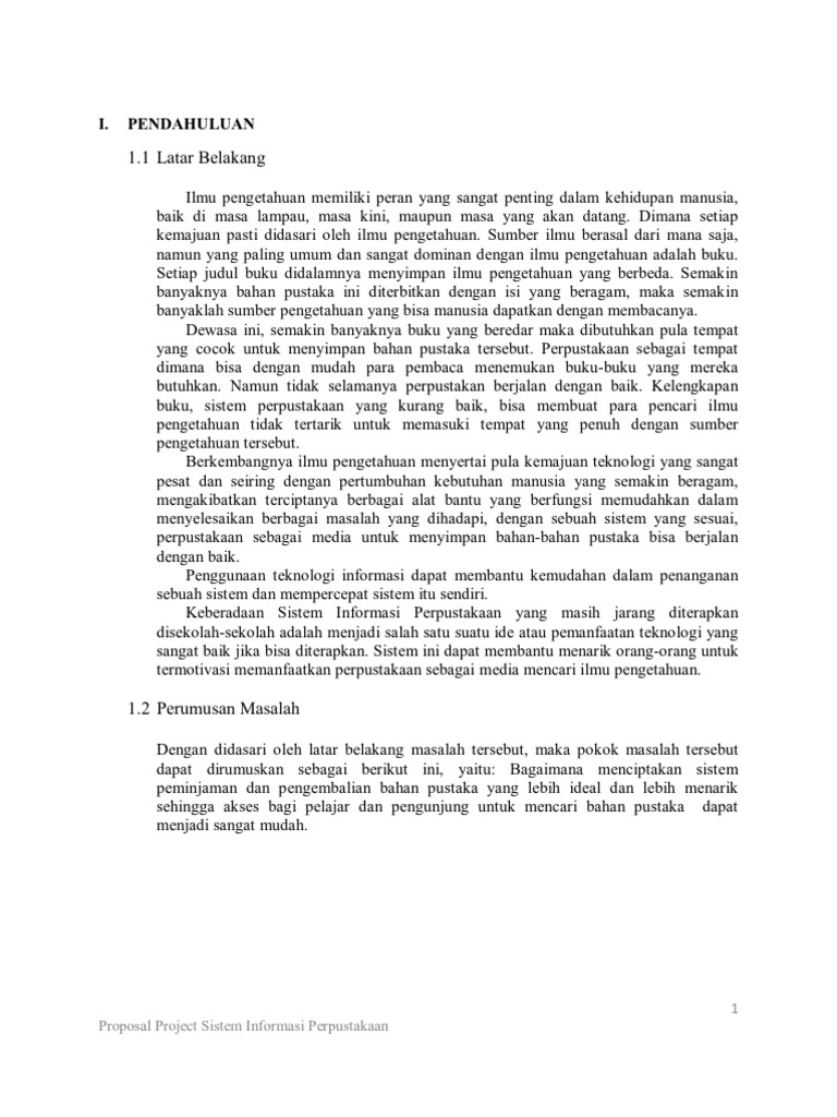 Proposal APSI Jadi | PDF