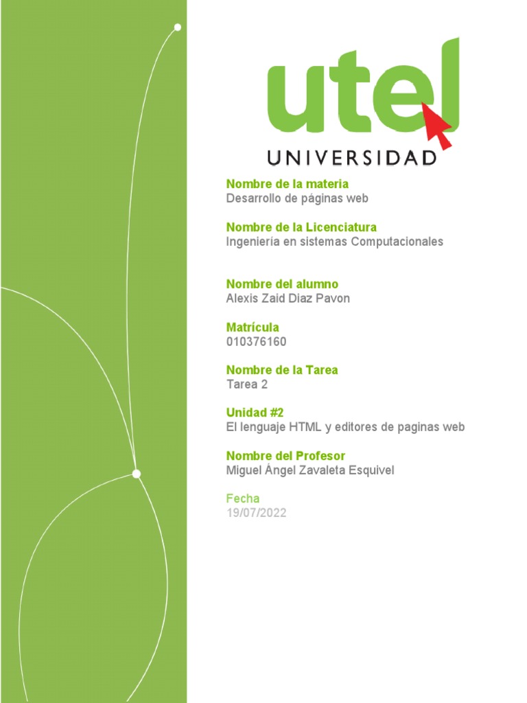 Introducción a los fundamentos del lenguaje HTML y editores de páginas ...