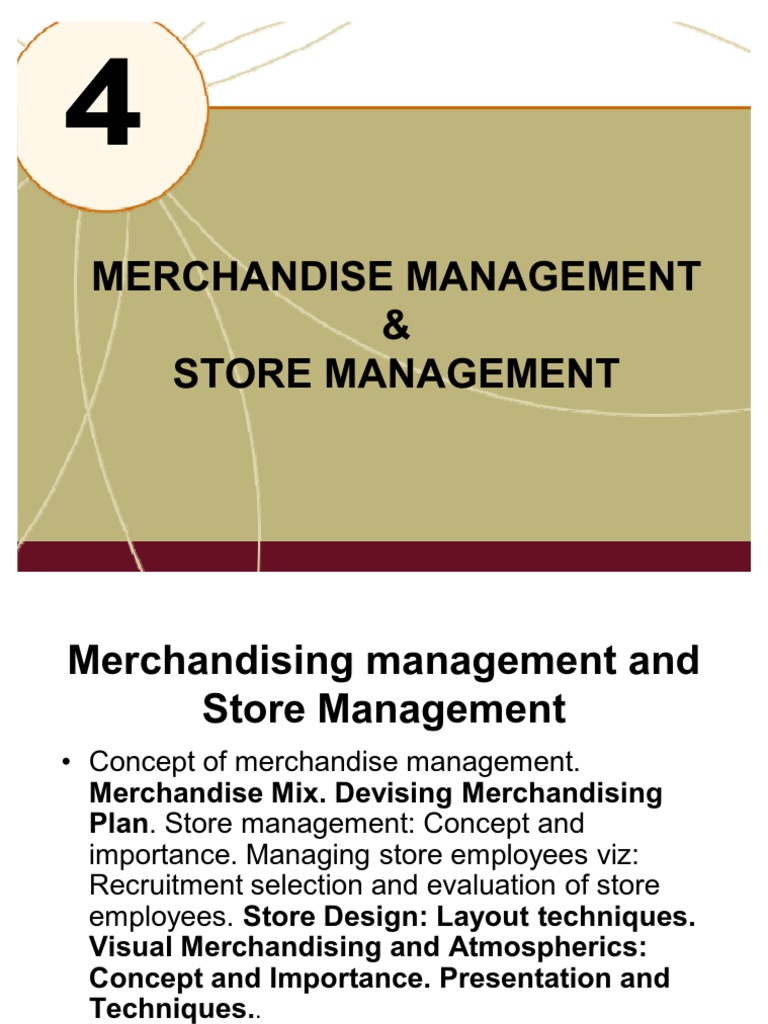 77df8merchandise & Store Management | PDF | Career & Growth | Business