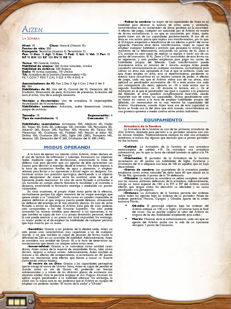 Aizen | PDF