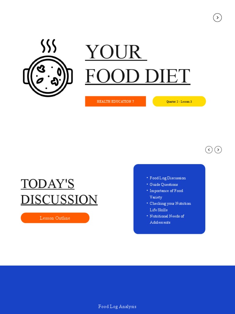 Q2 G7 Health Lesson 2 Nutrition For Adolescents | PDF | Carbohydrates ...