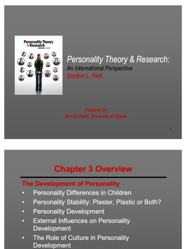 Personality Theory & Research: Personality Theory & Research | PDF ...