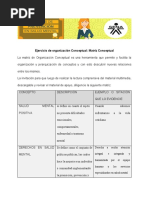 Matriz de Salud Mental AA1 - EV01 | PDF | Ansiedad | Trastorno de ansiedad