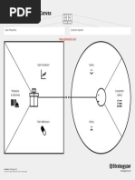 The Value Proposition Canvas - Official Template From Strategyzer | PDF