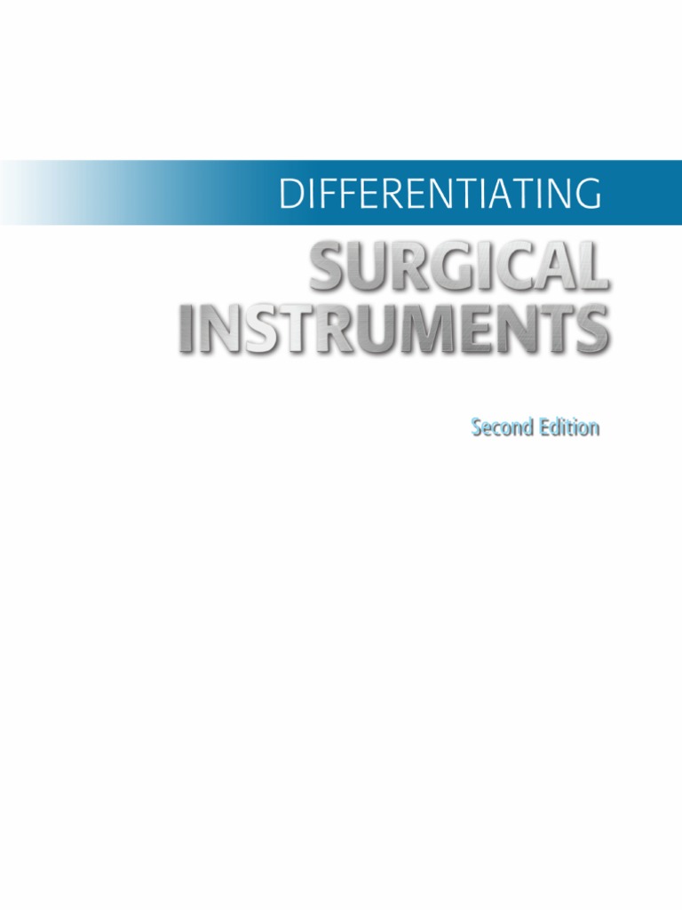 Colleen J. Rutherford - Differentiating Surgical Instruments (With ...