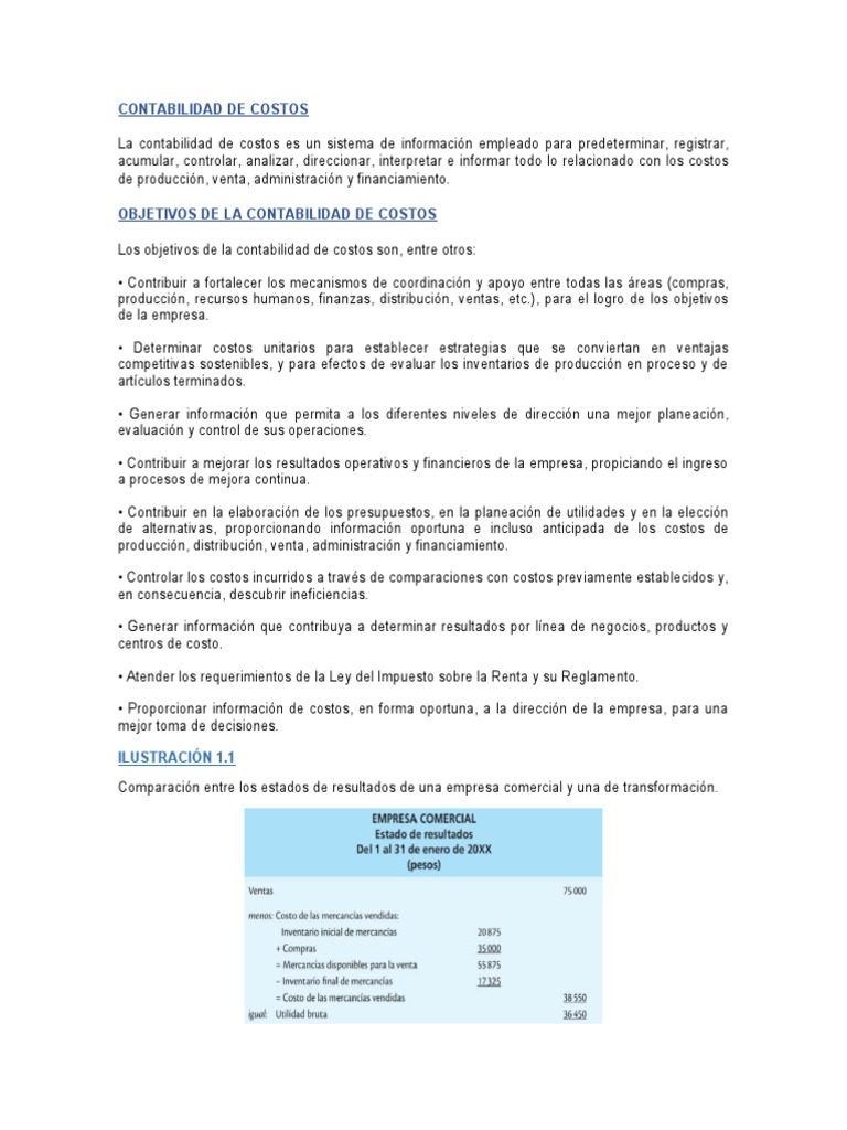 Clasificacion de Costos | PDF | Costo | Contabilidad de costos