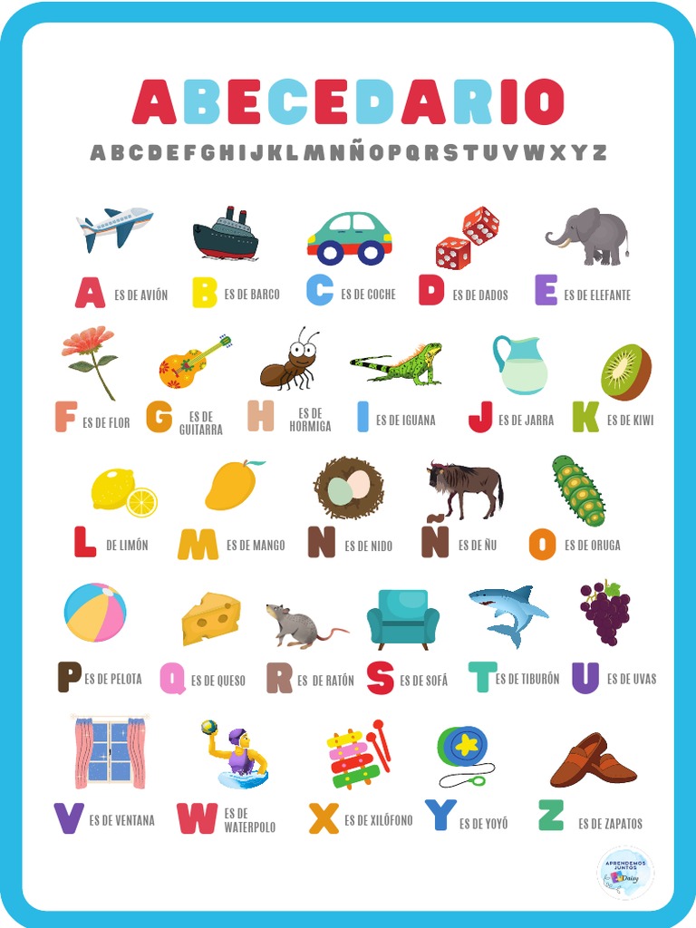 Abecedario Español e Inglés | PDF