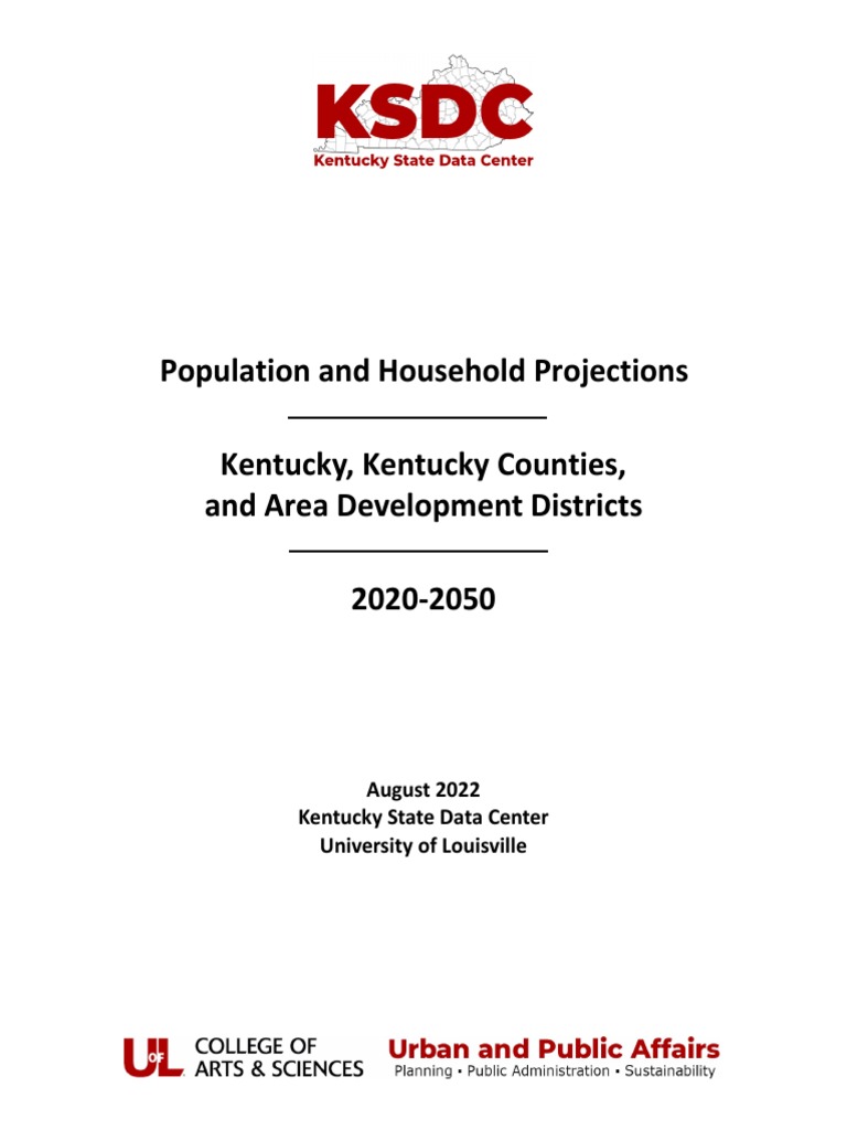 Kentucky Population Projection Report 2022 | PDF | Kentucky | Race And ...