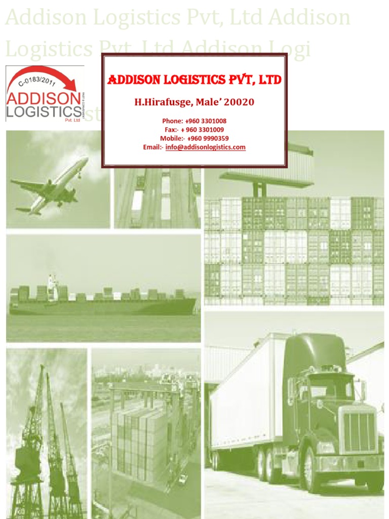 Addison Logistics PVT, LTD | PDF | Cargo | Containerization