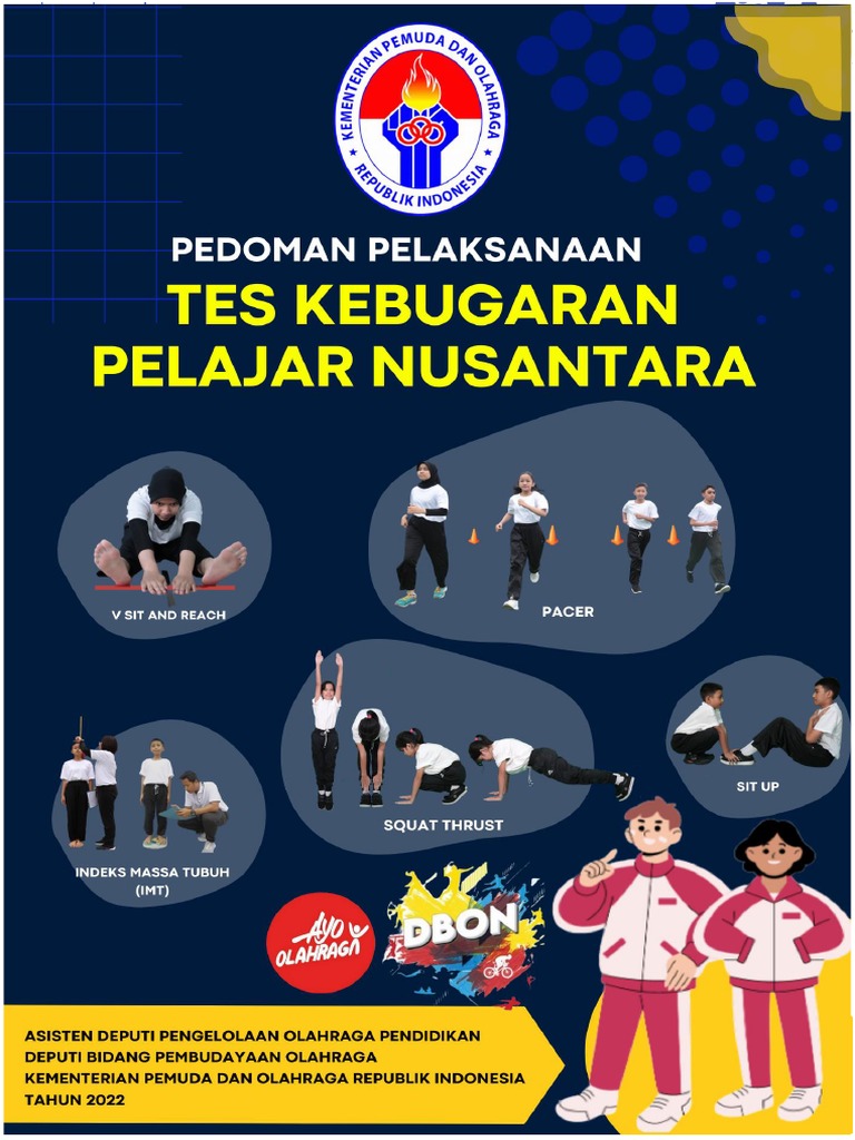 Panduan Tes Kebugaran Pelajar Nusantara (TKPN) | PDF