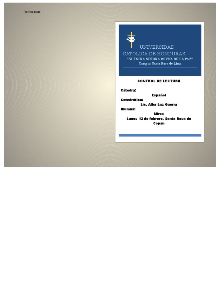 Portada UNICAH | PDF