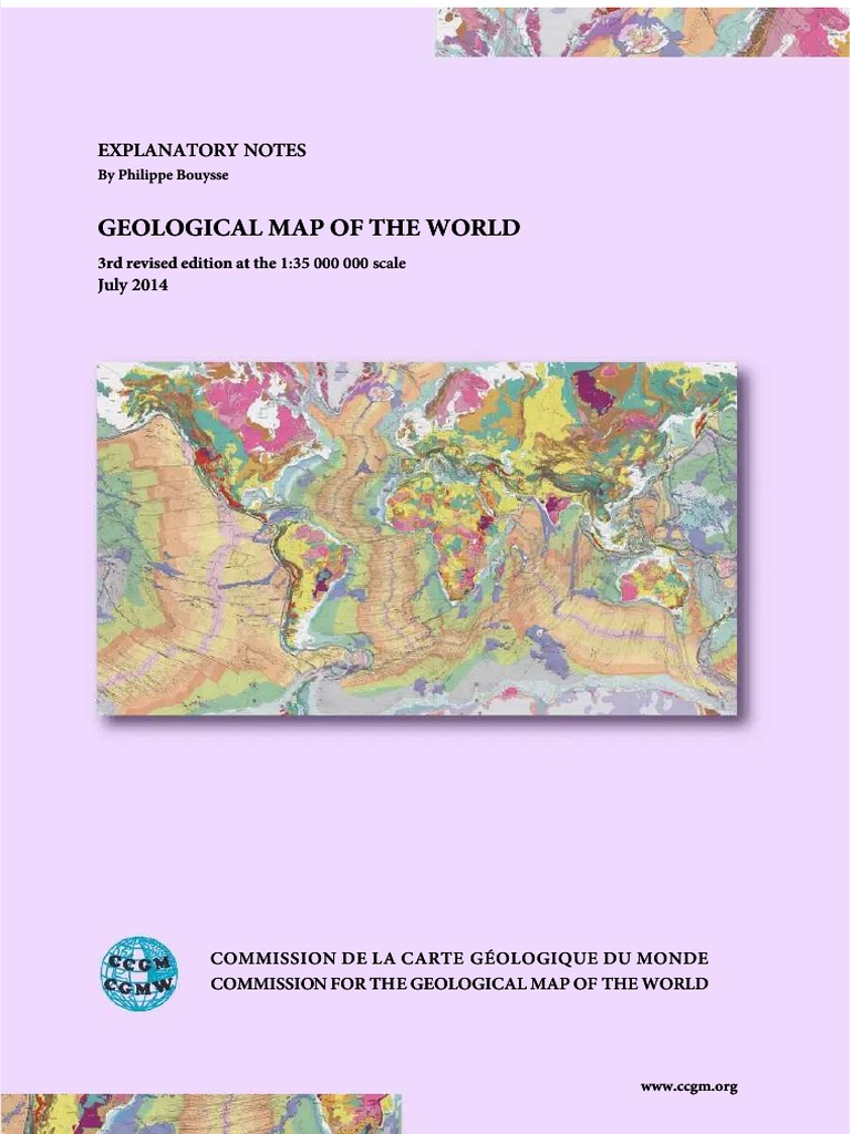 Geological Map of The World | PDF | Continent | Plate Tectonics