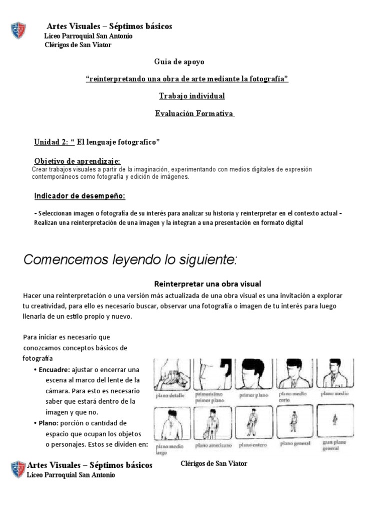 Reinterpreting a Work of Art Through Photography | PDF | Imagen | Las artes