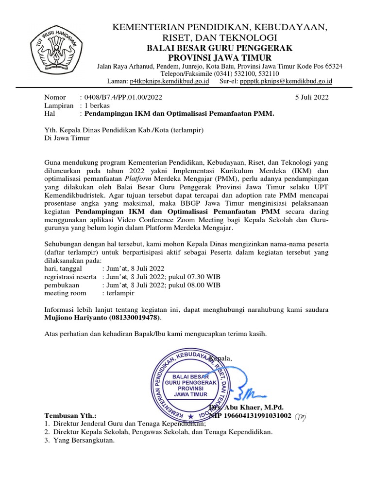 Pendampingan IKM Dan PMM (08072022) | PDF