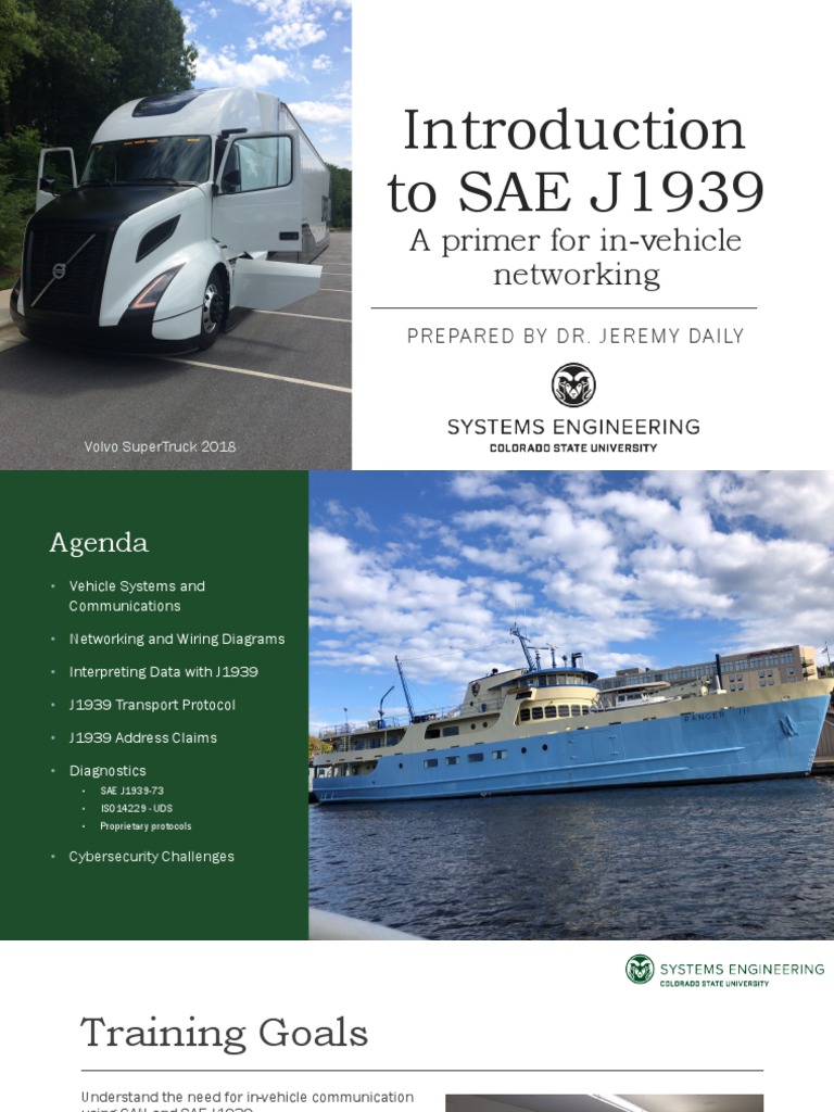 Introduction To SAE J1939 - CyberBoat 2022 | PDF | Osi Model | Computer ...