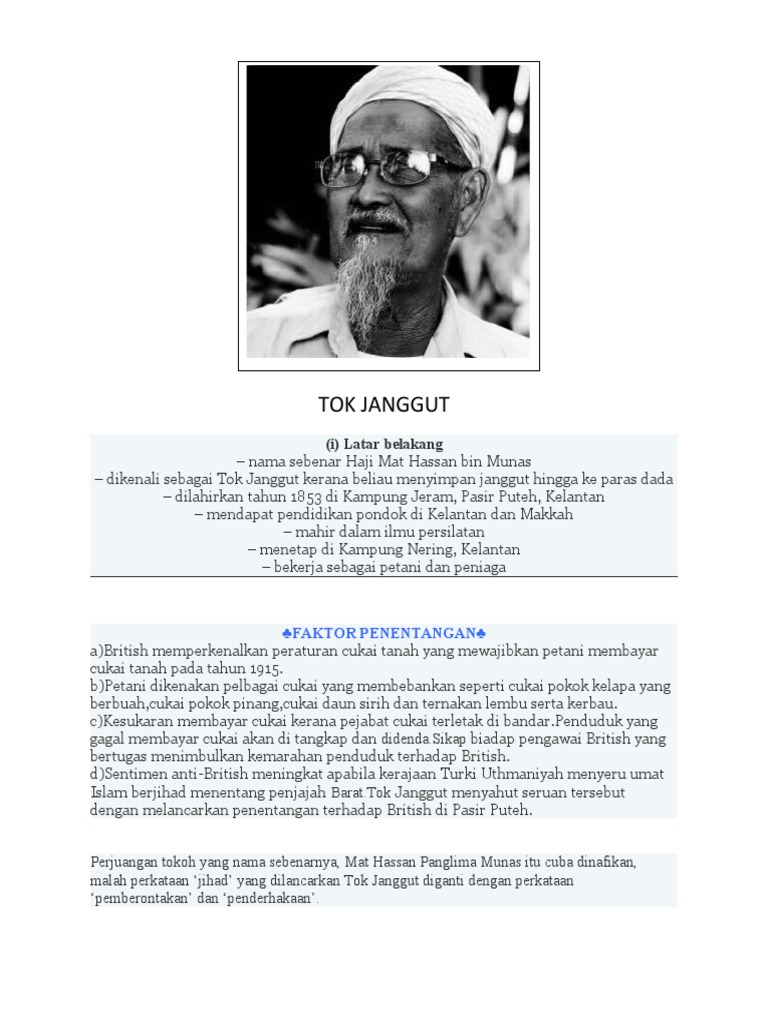 Tok Janggut | PDF