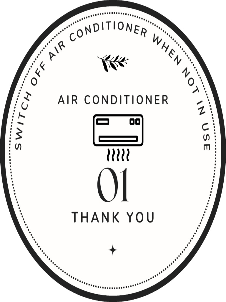 Black and White Modern Minimalist Kitchen Essentials Label Circle | PDF