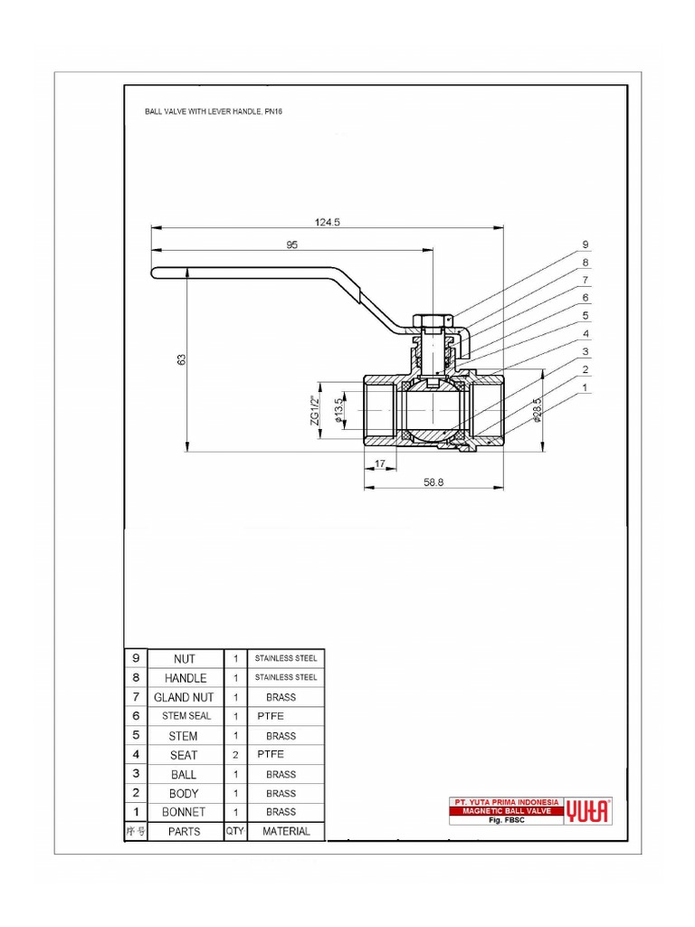 FBSC 0.5"-1" - Ball-V SCR BR Yuta 250# | PDF