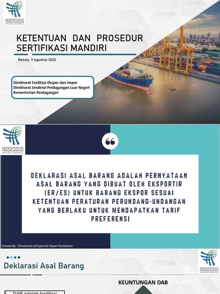 Ditfas Pemanfaatan Fasilitasi Sertifikasi Mandiri 9 Agustus 2022-Fin1 | PDF