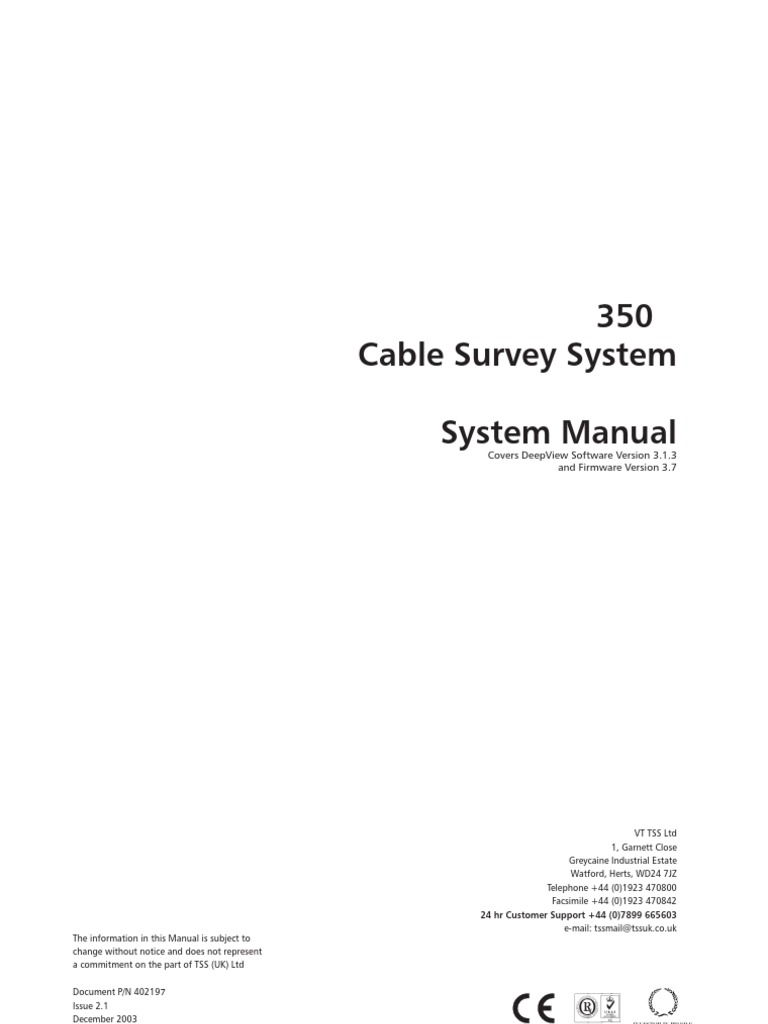 TSS 350 (440) System Manual | PDF | Microsoft Windows | Computing