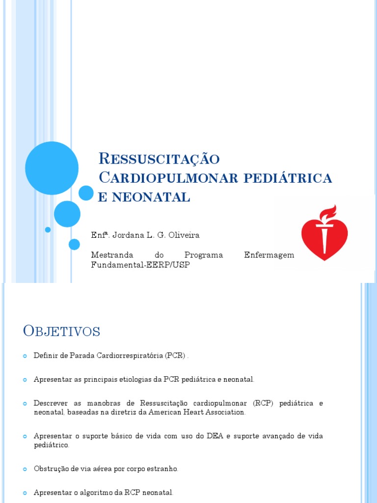 RCP Neonatal e Pediátrica: Diretrizes Essenciais | PDF | Reanimação ...