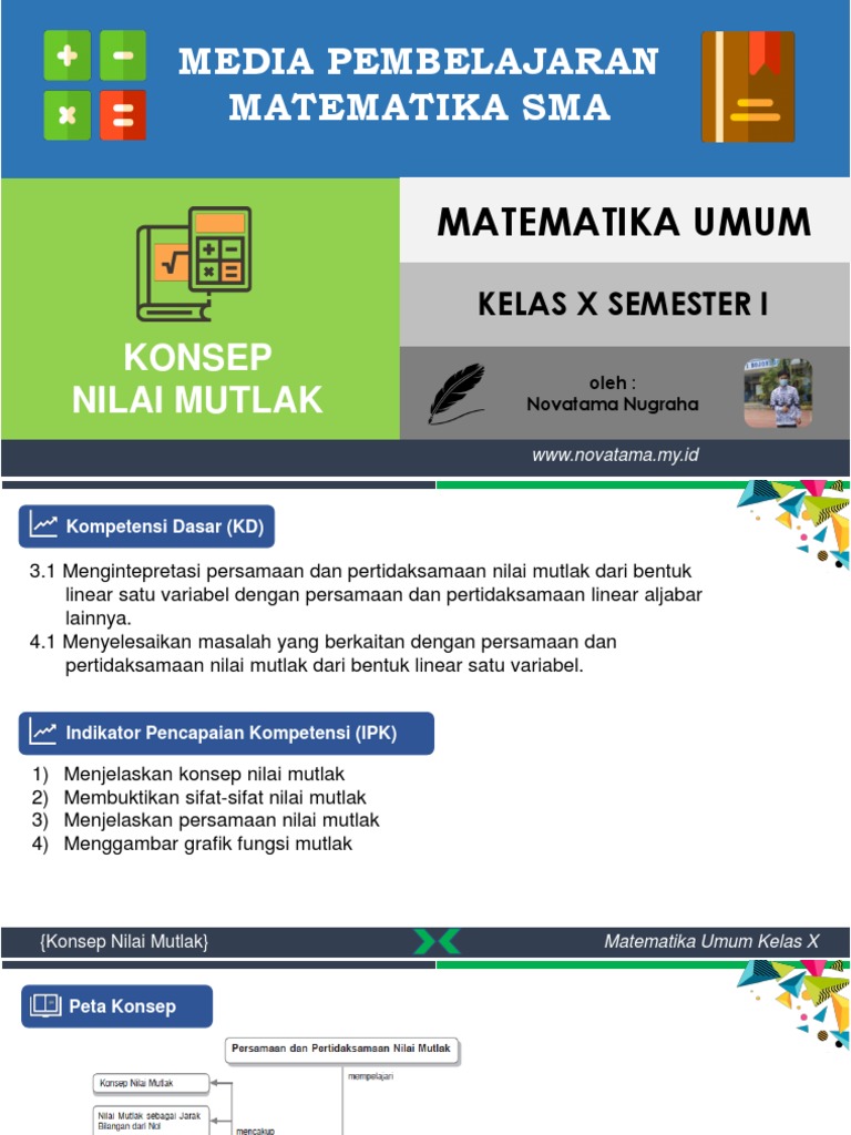 1 - Konsep Nilai Mutlak | PDF
