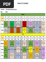 Primary 6C Class Timetable 2022-2023 (13.6.22) | PDF
