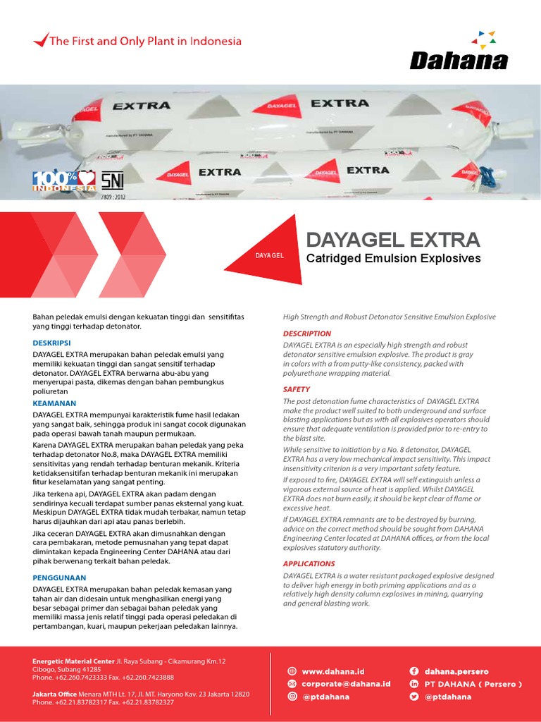 2018 Dayagel Extra | PDF