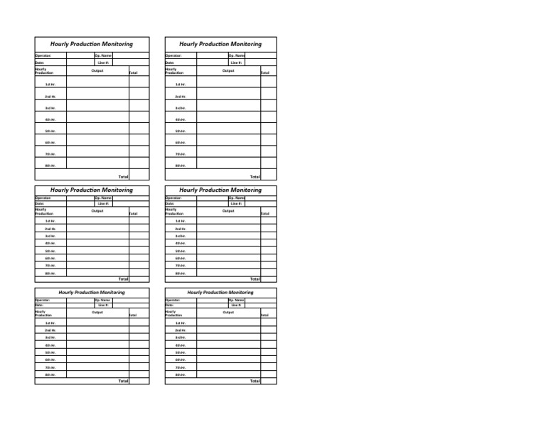 Hourly Production Monitoring Report | PDF | Battles | Military Operations
