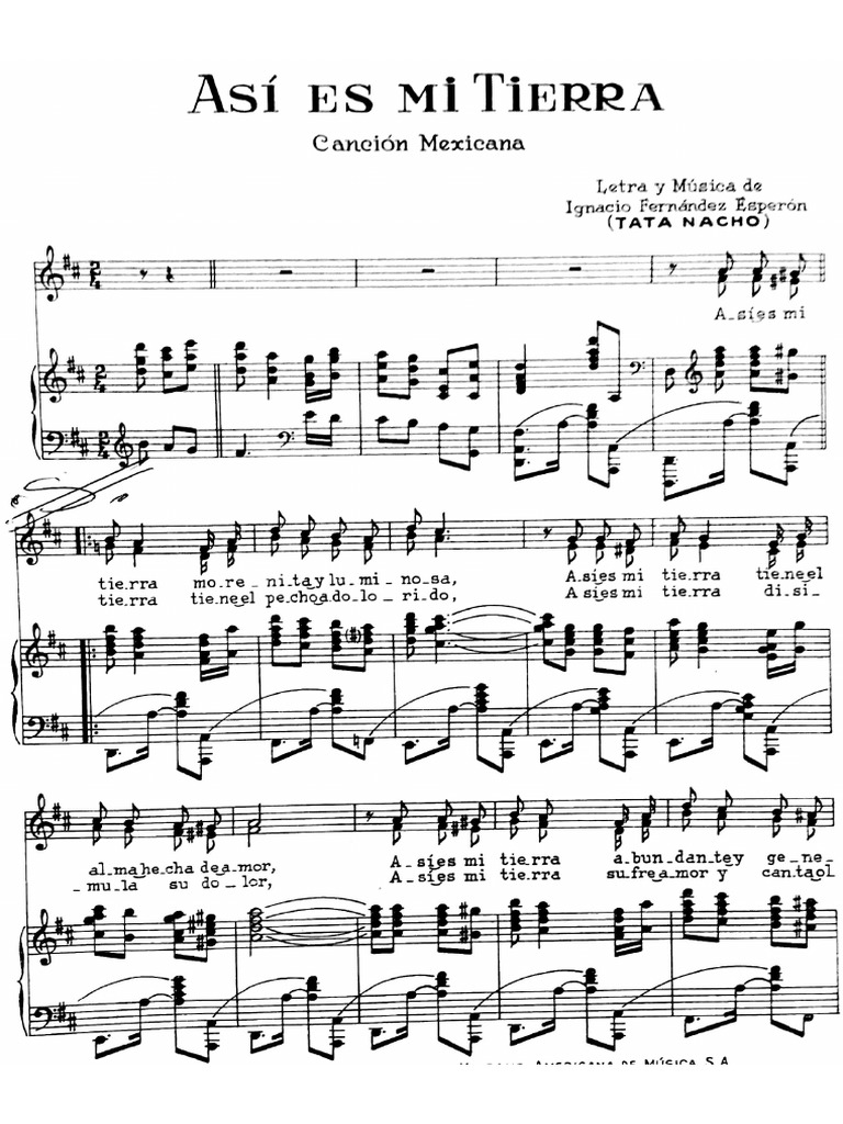 Asi Es Mi Tierra | PDF