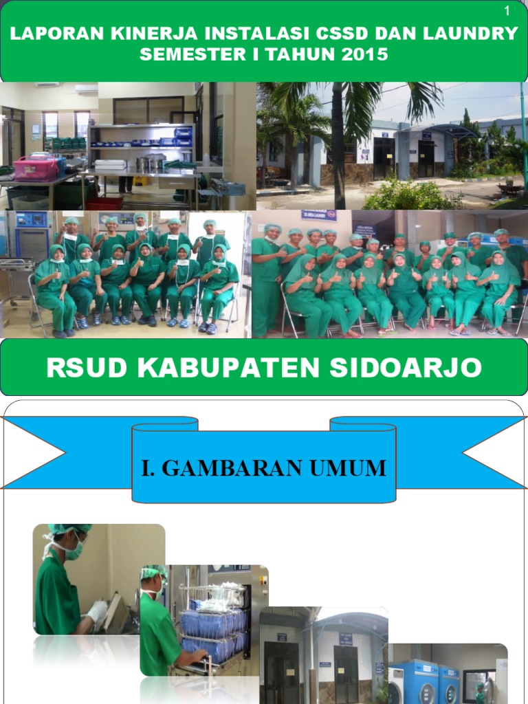 Laporan Kinerja CSSD Fix | PDF | Teknologi & Rekayasa