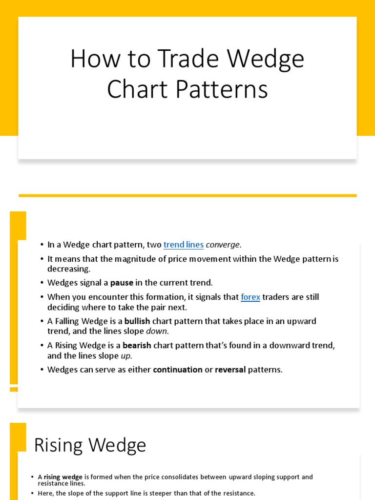 How To Trade Wedge Chart Patterns | PDF | Valuation (Finance) | Economics