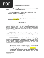 Compromise Agreement Sample | PDF | Judiciaries | Justice