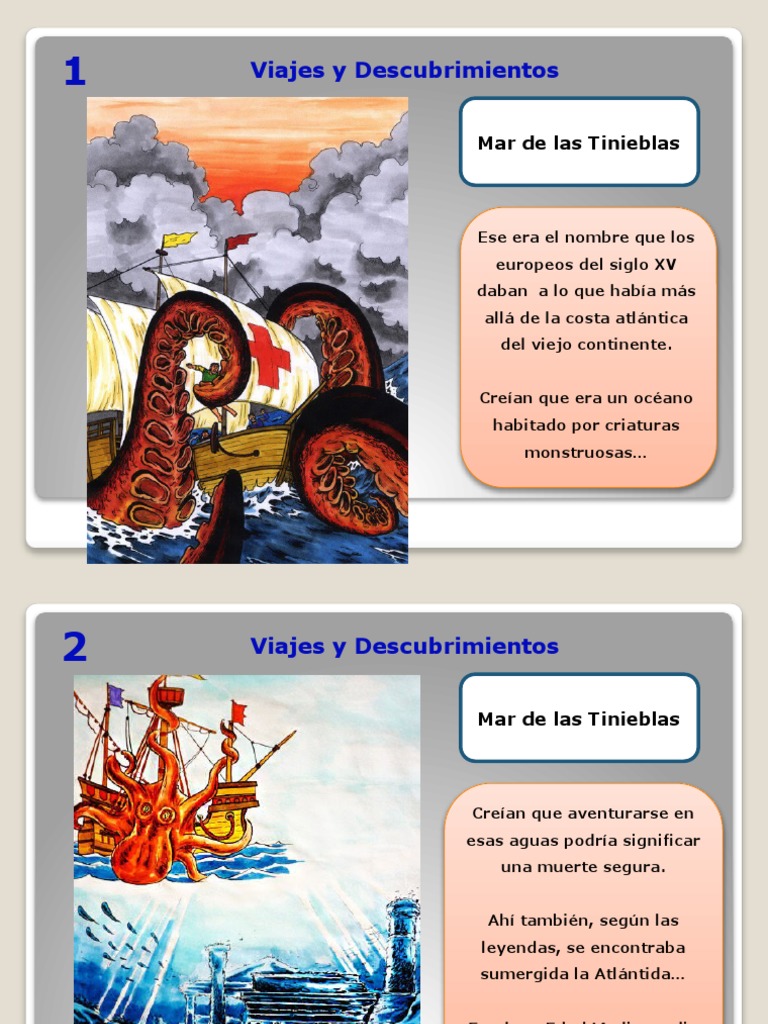 Viajes de Colón y el Descubrimiento de América | PDF | Edad del ...