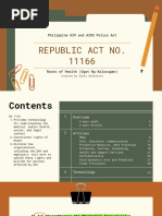 Philippine HIV and AIDS Policy Act (RA 11166) | PDF | Hiv/Aids ...