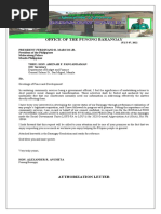 Request Letter To DBM | PDF