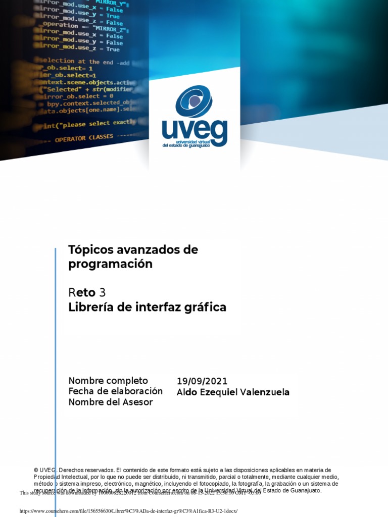 Librer A de Interfaz GR Fica R3 U2 1 | PDF | Interfaces gráficas de ...