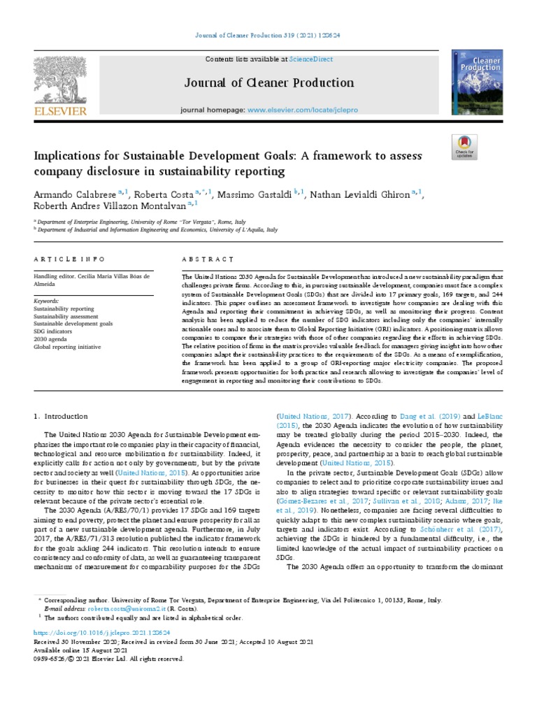 Journal of Cleaner Production | PDF | Sustainability | Economies