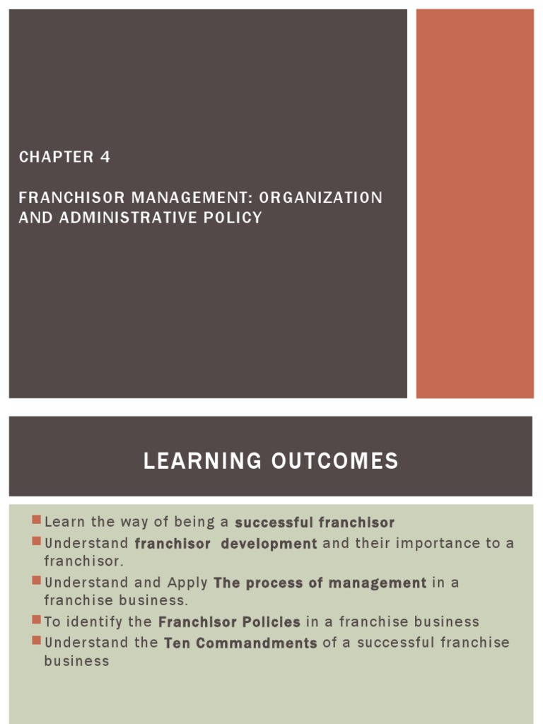 Lesson 3 | PDF | Franchising | Trademark