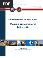 Standard Naval Letter Template USMC | PDF | Text | Writing