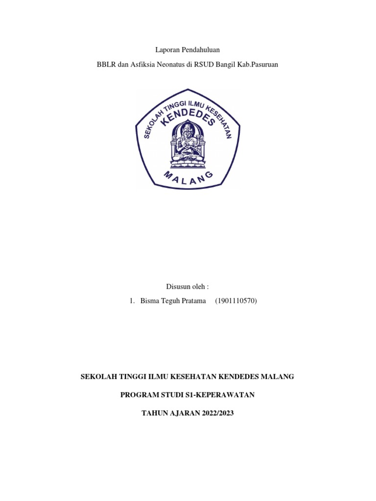BBLR dan Asfiksia Neonatus di RSUD Bangil | PDF | Kesehatan Holistik