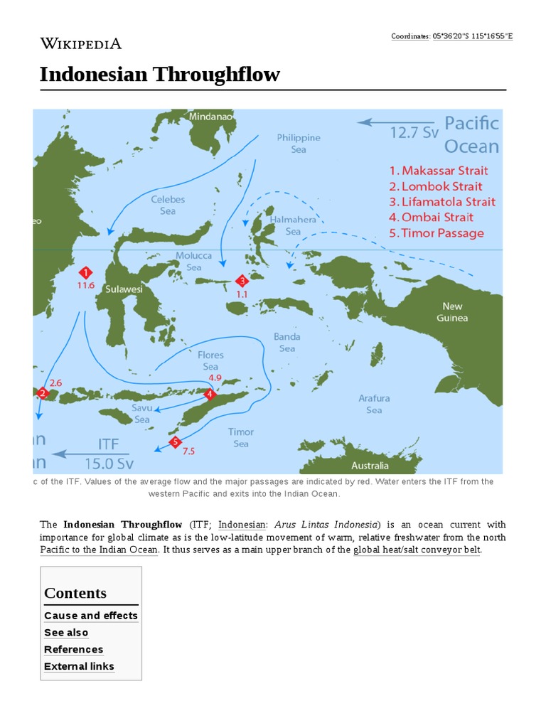 Indonesian Throughflow | PDF | Hydrology | Hydrography