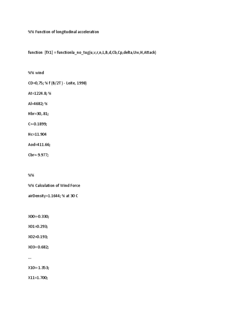 Function of Longitudinal Acceleration | PDF