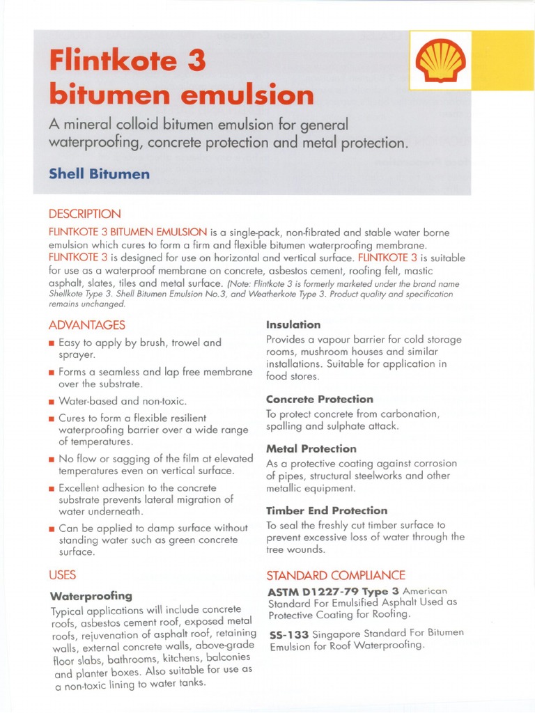 Flintkote No3 | PDF